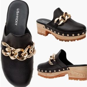 Lisa Vicky | Shoes | Lisa Vicky Vigor Clog In Black Womans Size 9 Nwob ...
